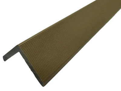 Khaki WPC Composite Angle Trim 180CM Pack of 10 Outdoor Corner Edge ...
