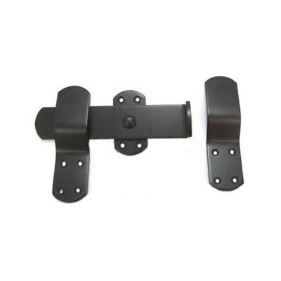 Kick Over Stable Door Latch Heavy Duty Gate Catch Black