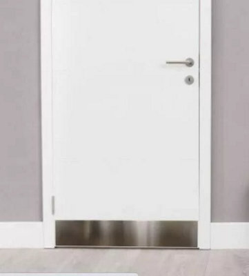 Kick Plate Satin Stainless Steel Finish Door Protection Includes Screws ...