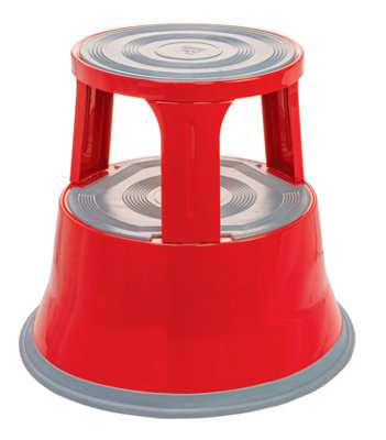 KICK STEP-RED STEEL (RAL3000) TOP STEP | DIY at B&Q