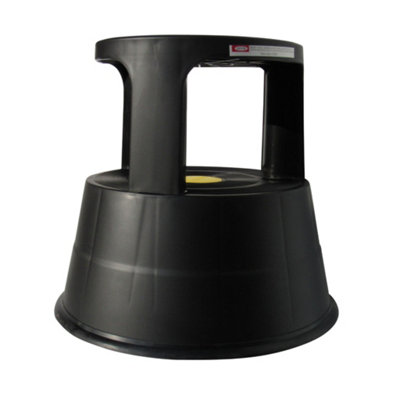 Kick Stool Step 150KG (Kickalong Rolling Safety Platform Black)