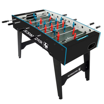 Kickmaster 4ft Quick Folding Football Table Fast Play Pitch, Telescopic ...