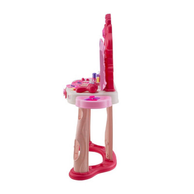 Kid Toy Toddler Play Set,Dressing Table and Chair Set with Drawer for Kids