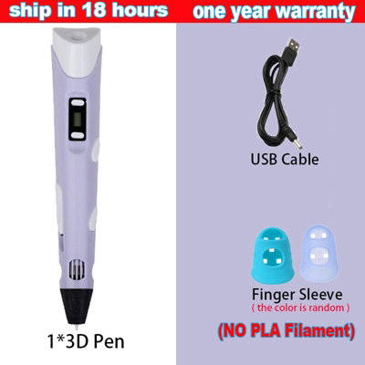 Kids 3D Drawing Printing Pen with LCD Screen Birthday Gift Creative DIY ...