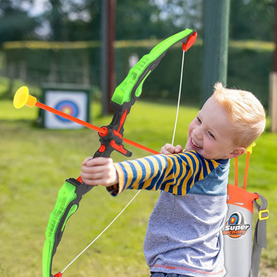 Kids Archery Set with Light-Up Bow, Safe Suction Arrows, and Target ...