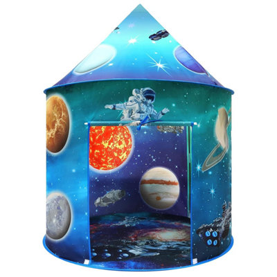 Kids Astronaut Galaxy Play Tent - Large Pop-Up Space Playhouse for Boys ...
