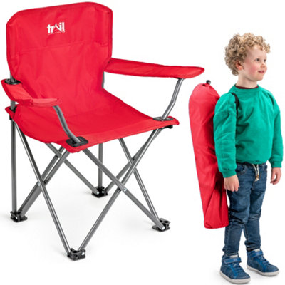 Kids Camping Chair Lightweight Folding Outdoor Childrens Seat With ...