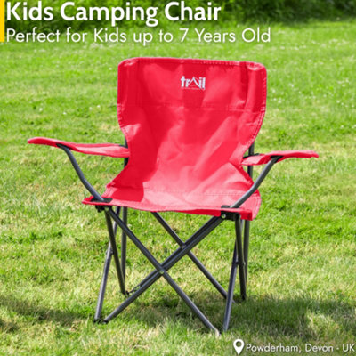 Kids Camping Chair Lightweight Folding Outdoor Childrens Seat With ...