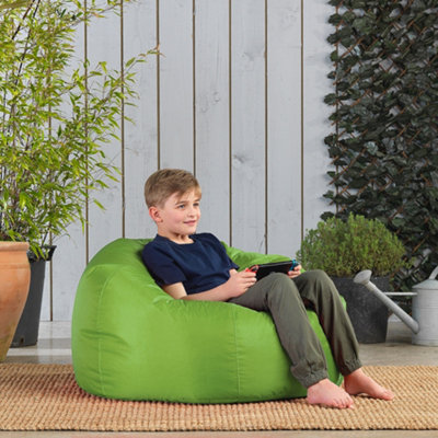 Kids Classic Bean Bag Chair Lime Green Childrens Bean Bags
