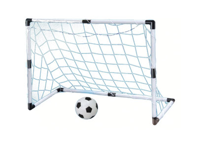 Kids Football Soccer Goal Post Set Net Indoor Outdoor Sport Pump Ball ...