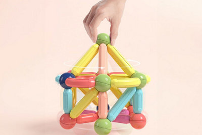 Kids Magnetic Rod Building Blocks - 25 Piece Set