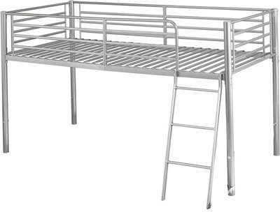 Kids Metal Children Mid Sleeper Cabin Bunk Bed Frame