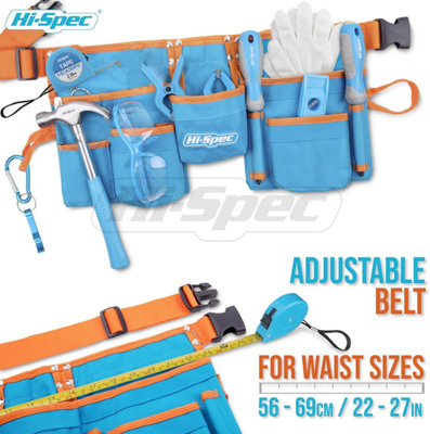 Kids Metal Toys Tools Kit Set With Belt for Boys and Girls-Perfect Gift ...
