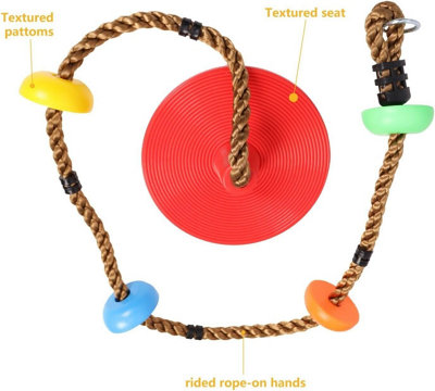 Kids Outdoor Climbing Rope Toy Garden Climbing Rope for Treehouses ...