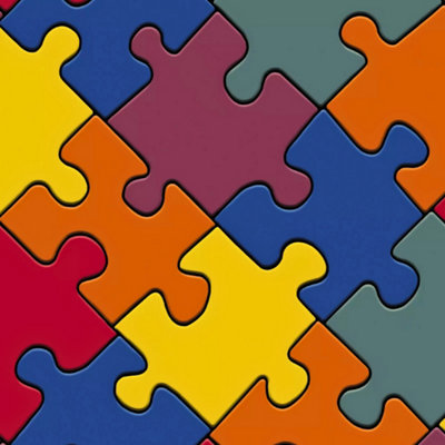 Kids Playroom Jigsaw Pattern Vinyl Flooring Soft, Waterproof, Easy ...