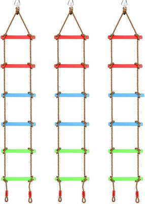 Kids Rope Ladder Outdoor Toys Garden Climbing Ladder Indoor Climbing ...