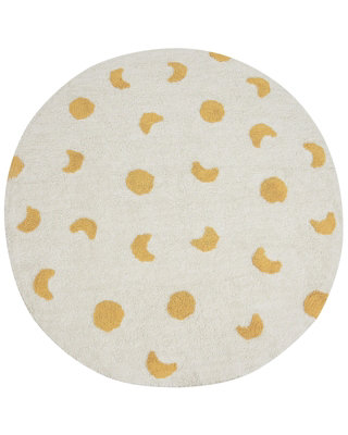 Kids Rug LOTI Beige 140 cm Cotton