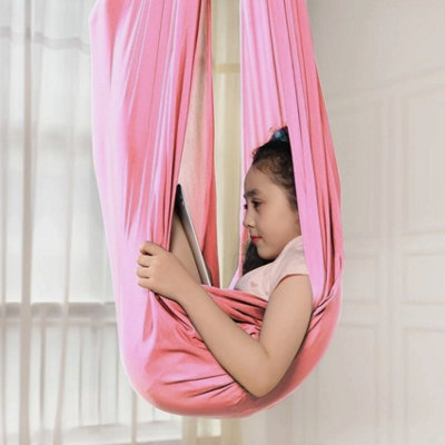 Kids Sensory Swing Indoor Oudoor Children Hammock Pod Swing w/ Hanging ...