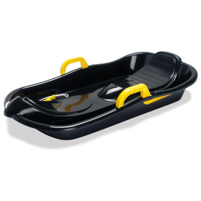 Kids Sledge with Brakes by Dantoy Black 79cm 6755 Bob Sled Toboggan ...