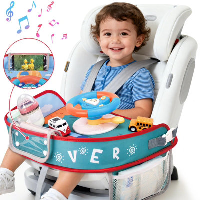 Kids Steering Wheel Toy with Lights and Music Interactive Driving ...