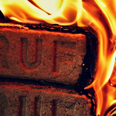 Kiln Dried Briquette Firewood Ruf Heat Blocks Ready To Burn 60 Blocks ...