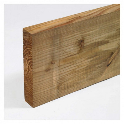 Kiln Dried C16 Sawn Easy Edge Timber- 225mm (W) x 4800mm (L) x 47mm (T ...