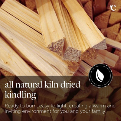 Kiln Dried Kindling Wood (Approx 20kg) - Easy Light Natural ...