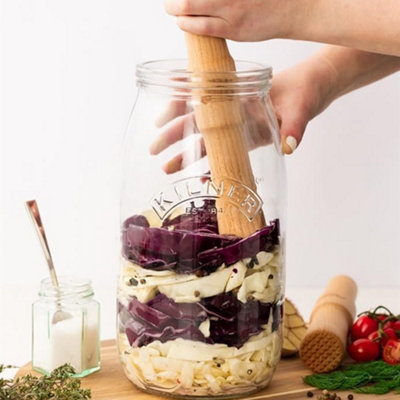Kilner Fermentation Wood Packer & Fermentation Set 1 Litre | DIY at B&Q