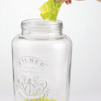 Kilner Glass Fermentation Set 5 Litre Clear