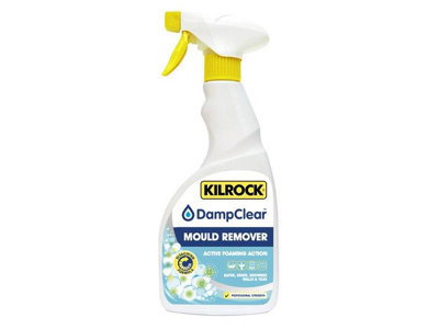 Kilrock Damp Clear Active Mould Remover Foaming Spray 500ml