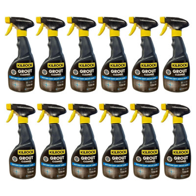Kilrock Grout Cleaner Spray Restorers Dirty Tile Grout Lines 500ml Pack ...