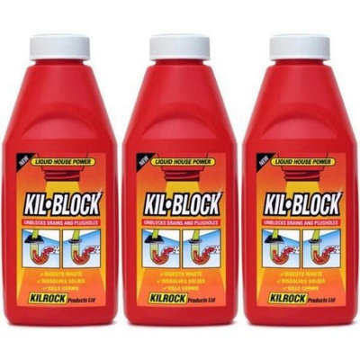Kilrock Kill-Block 500ml Original (Pack of 3) | DIY at B&Q