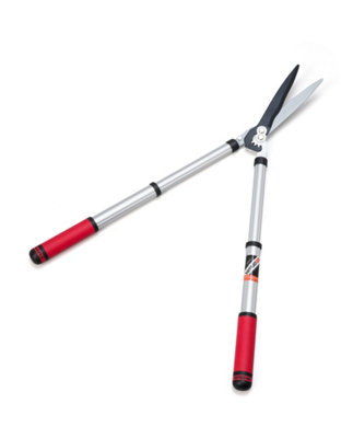 Kimura Pro Telescopic Hedge Shears, Japanese SK5 Steel Blades, Patented Gearing Technology