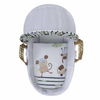 Kinder Valley Cheeky Monkey Palm Moses Basket