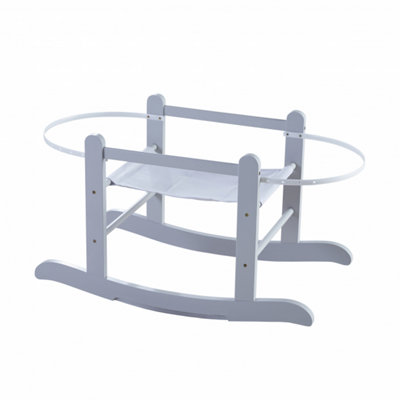 Kinder Valley Little Gem Rocking Moses Basket Stand Grey