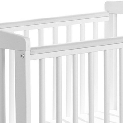 Kinder Valley Sydney Compact Cot White with Kinder Flow Mattress