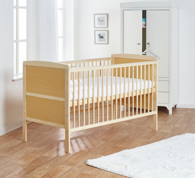 Kinder Valley Sydney Cot Bed Natural | DIY at B&Q