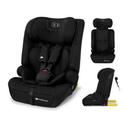 Kinderkraft Safety Fix 3 Pro I-Size 76-150 cm Car Seat, 15 Months - 12 ...