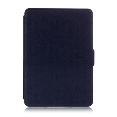 Kindle Paperwhite 4 (2018) 10th Gen Slim Flip Case - Navy Blue Hybrid ...