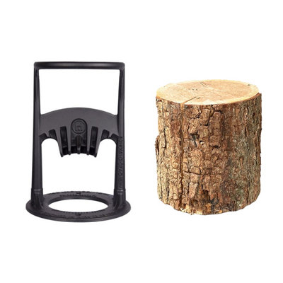 Kindling Cracker Original Wood Log Splitter 6.5" & Chopping Block | DIY ...