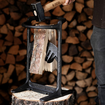 Kindling Cracker XL King Cast Iron Black Durable Wood Cutter Log ...