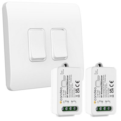 Kinetic Wireless Switch Kits - Kinetic Wireless Switch (2-gang) and RF ...