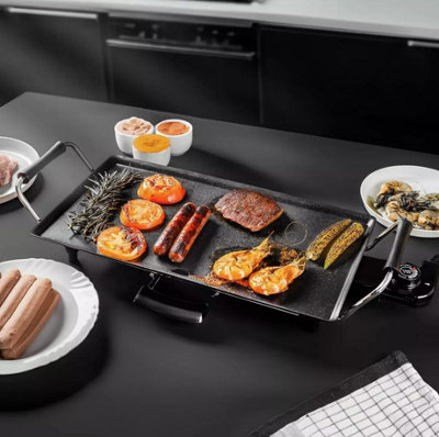 Kingavon TG200 Teppanyaki Electric Grill Table Top Griddle Hot Plate ...