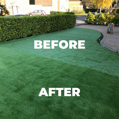 Kingfisher ARAKE Artificial Grass Rake 45cm Wide Head Fake Lawn Astro ...
