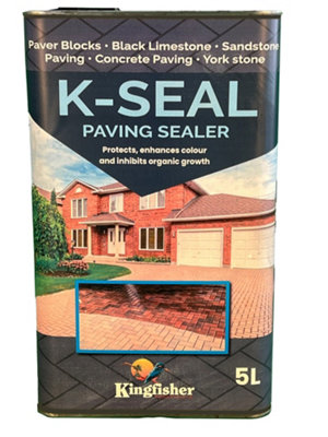 Kingfisher K-Seal Block Paving Seal -5L - Clear | DIY at B&Q