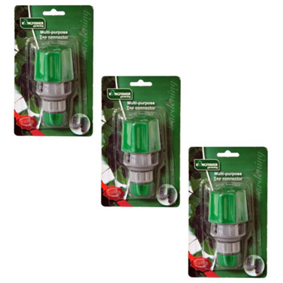 Kingfisher Multi Purpose Tap Connector (Pack of 3) | DIY at B&Q
