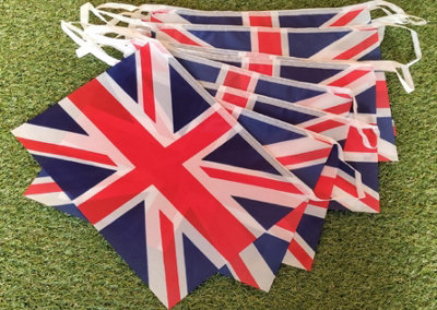 Kings Coronation Union Jack Bunting 20ft 12 Fabric Flag Decorative ...
