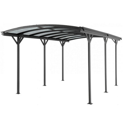 Kingston 10x16ft Aluminium Curved Carport