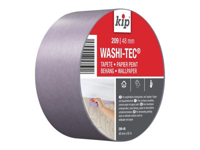 Kip Premium Low Tack Washi-Tec Wallpaper Masking Tape 209 - 48mm x 50m