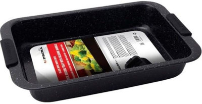 Kitchen Baking Tray Silicone Handle Pan Ovenware Roasting Tin Bakeware ...